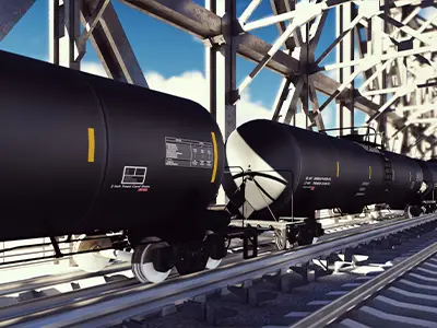Crude-By-Rail Transload Terminal Simulation | Simio